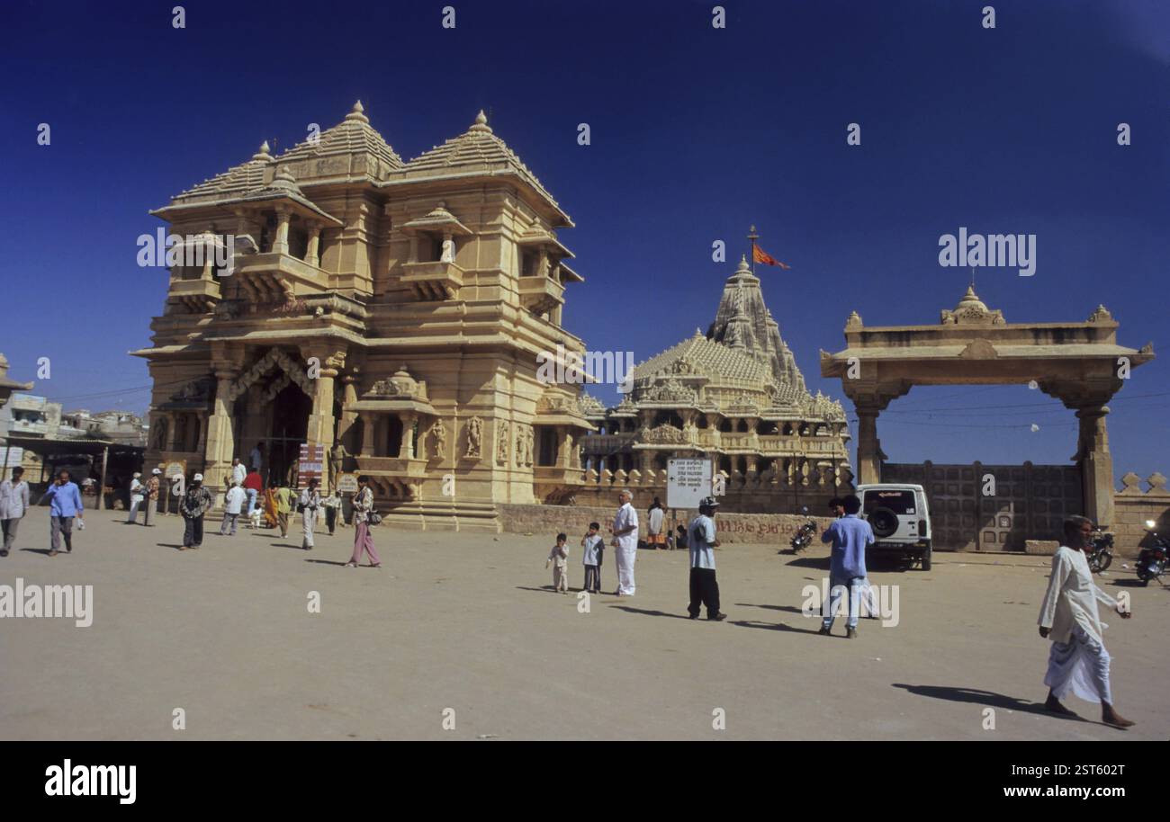 Somnath mahadev temple in saurashtra at gujarat India, Asia Stock Photo ...