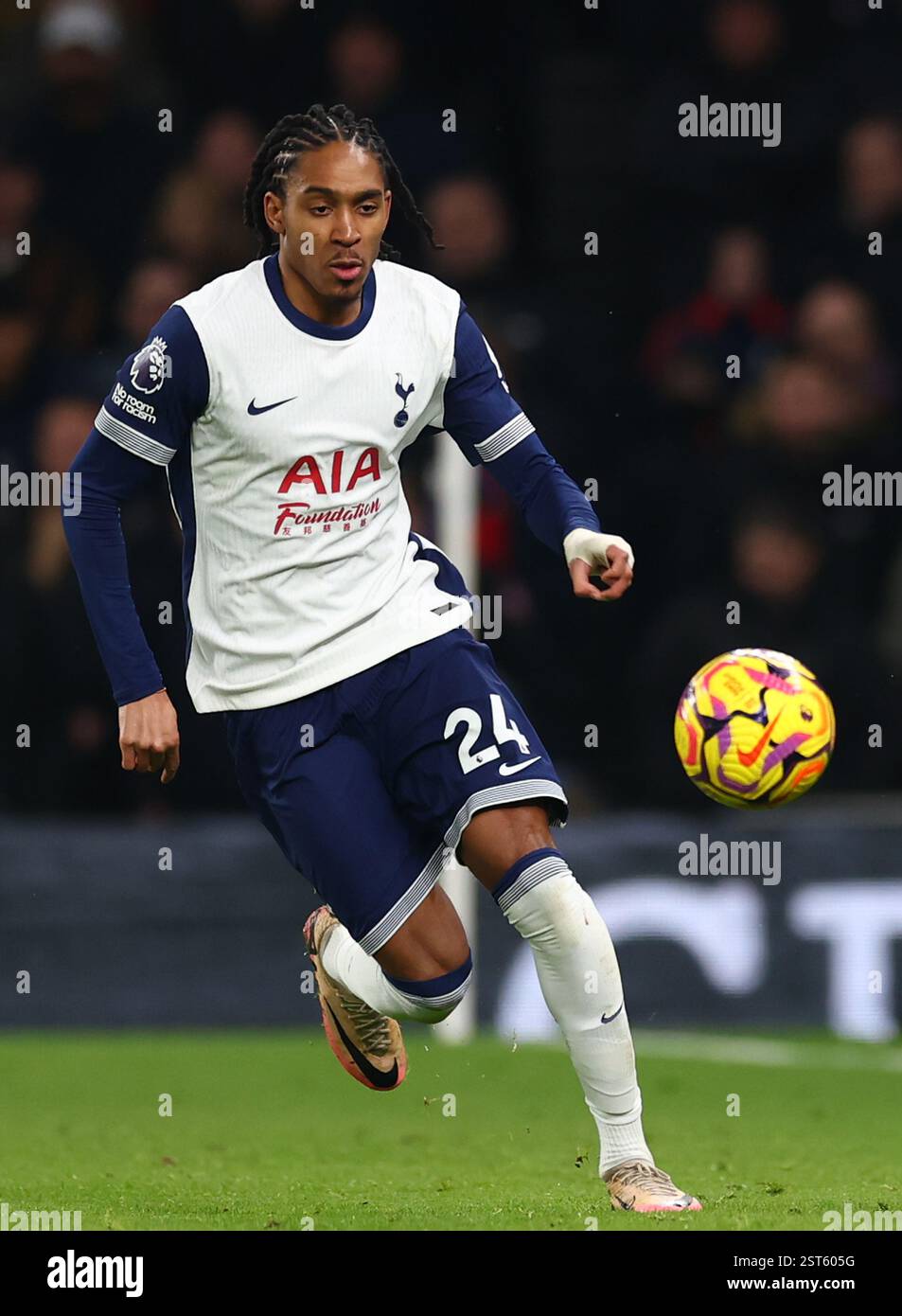 Djed Spence of Tottenham Hotspur - Tottenham Hotspur v Manchester ...