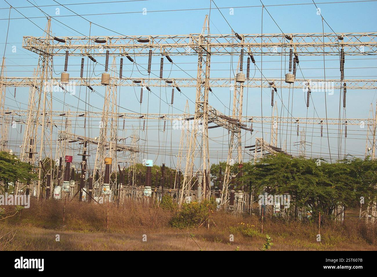 Electricity generation station, Power House, India, Asia Stock Photo ...