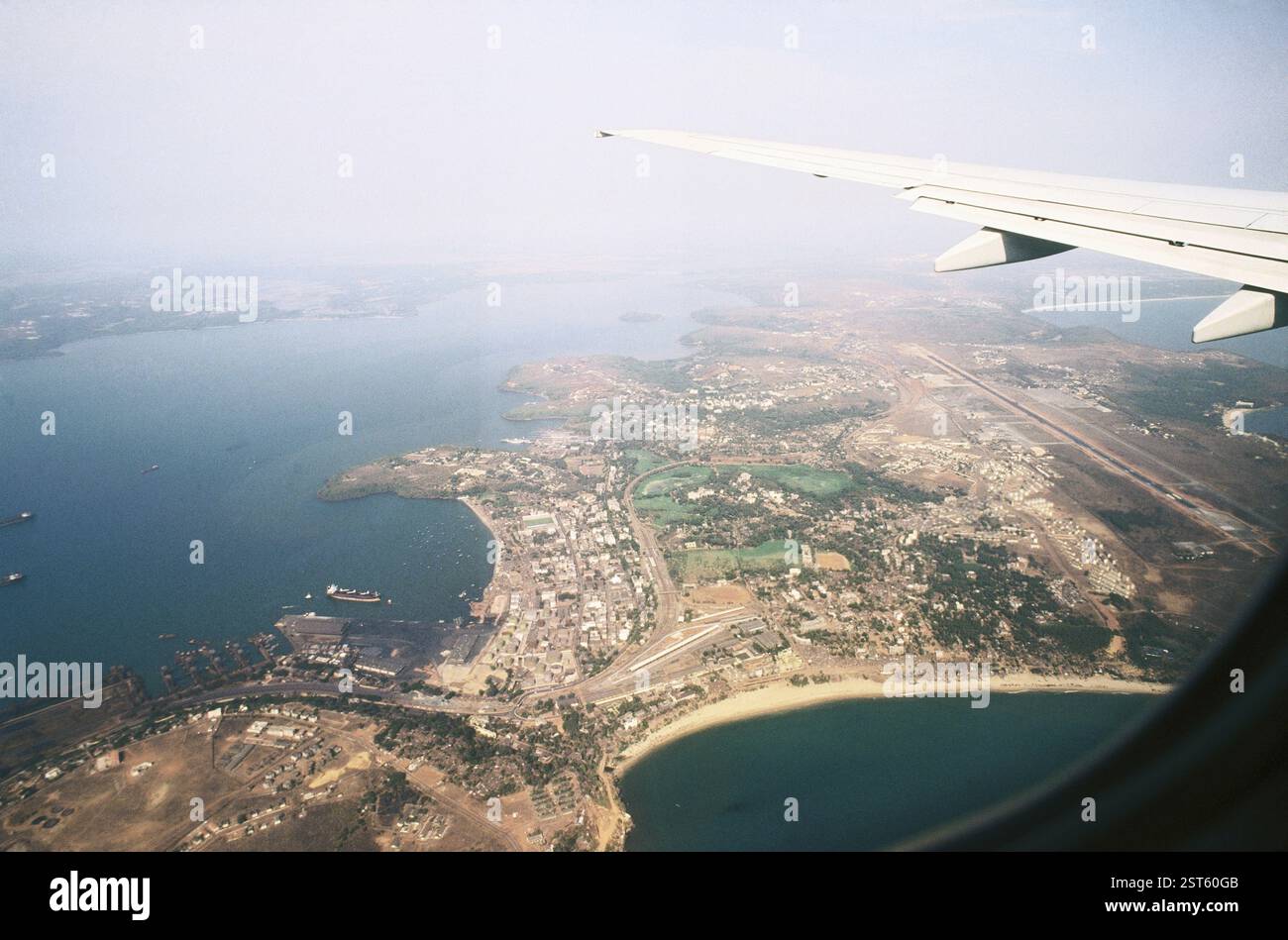 View of goa by Aeroplane, aerial view, goa, india Stock Photo - Alamy