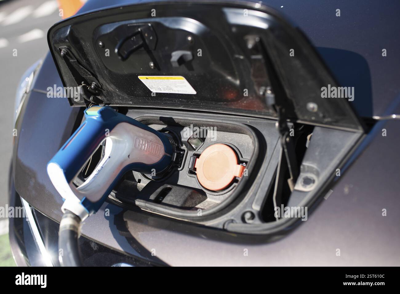Detail of an electric car charging plug Stock Photo - Alamy