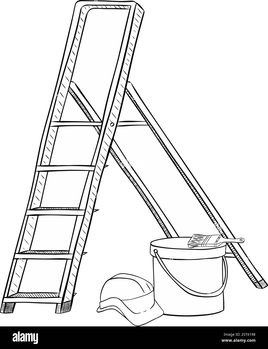 Home construction cleaning Black and White Stock Photos & Images - Alamy