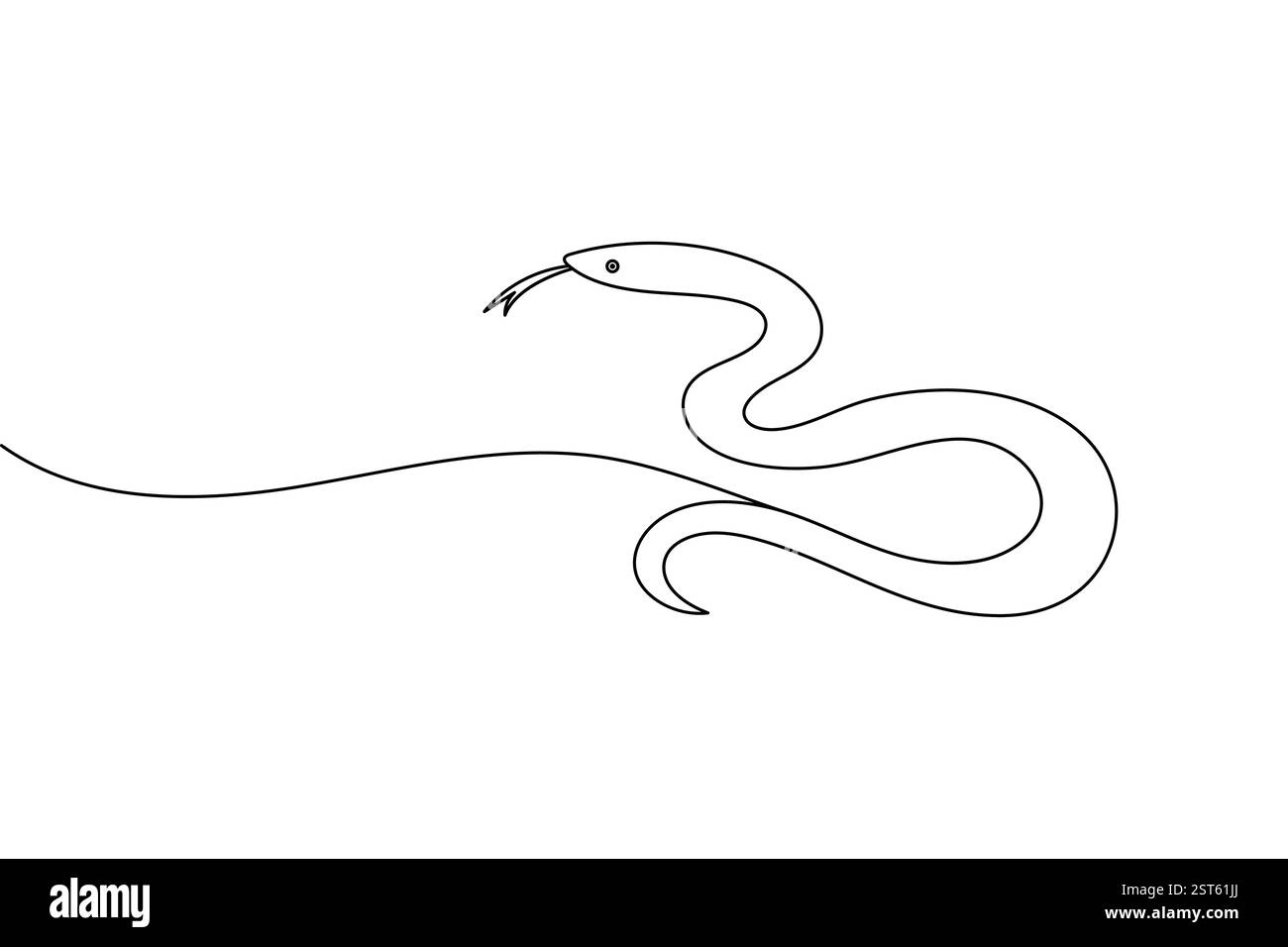 Snake head minimalist hi-res stock photography and images - Alamy