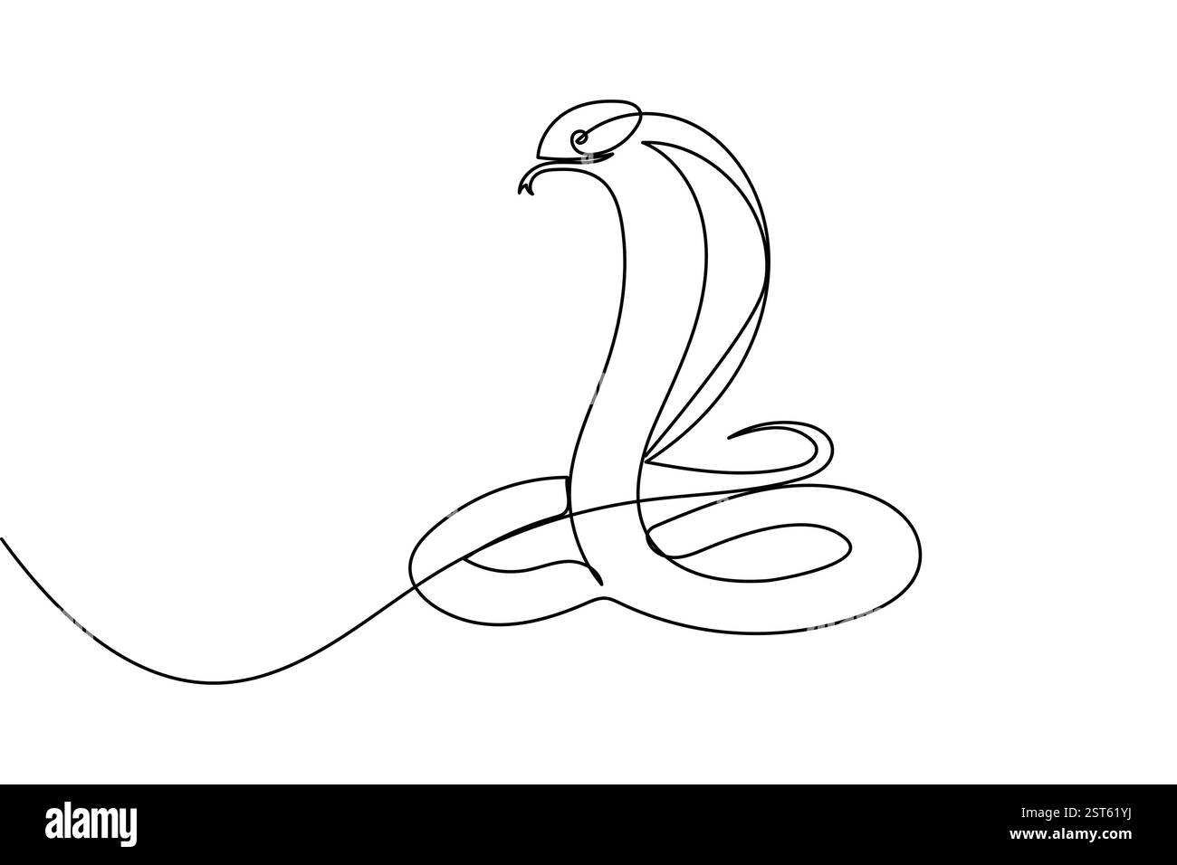Snake head minimalist hi-res stock photography and images - Alamy