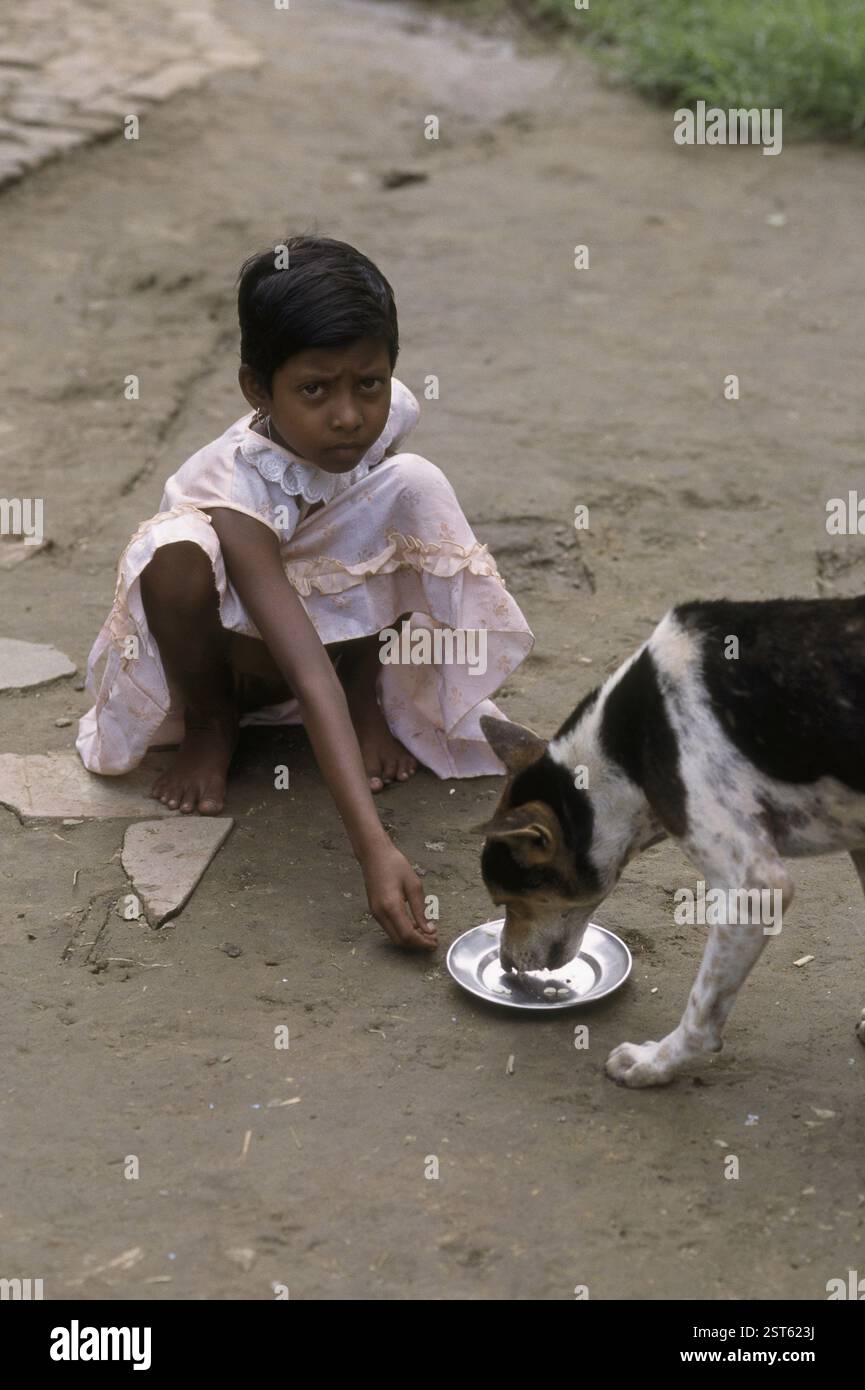 Hansda (girl) weds bachan (dog), chinsurah, west bengal, india Stock ...