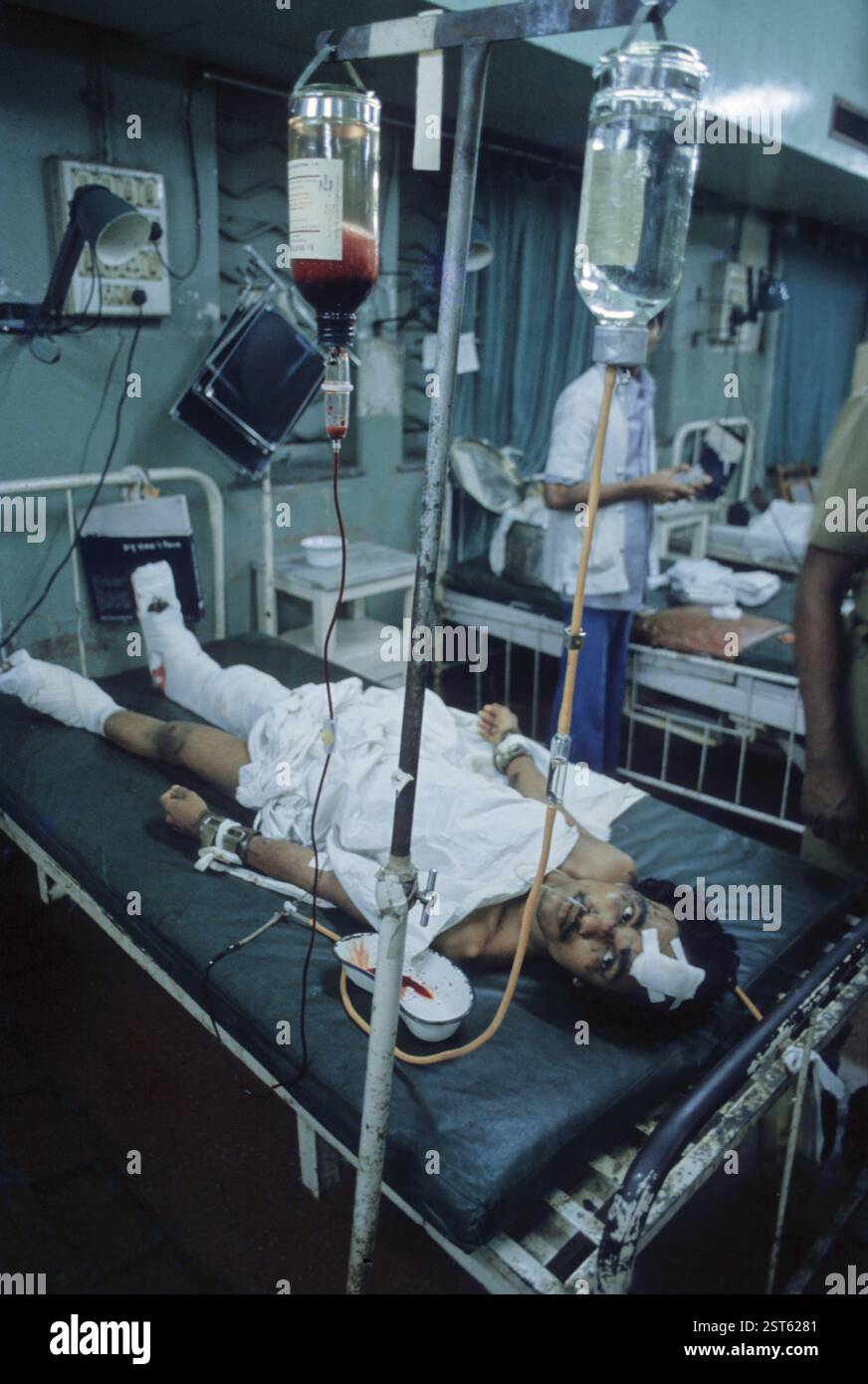 General ward of hospital, india Stock Photo - Alamy