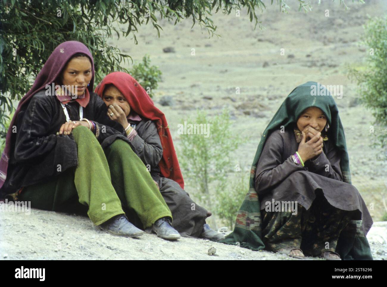 Rural Women in Zanskar, ladakh, jammu and kashmir, india Stock Photo ...
