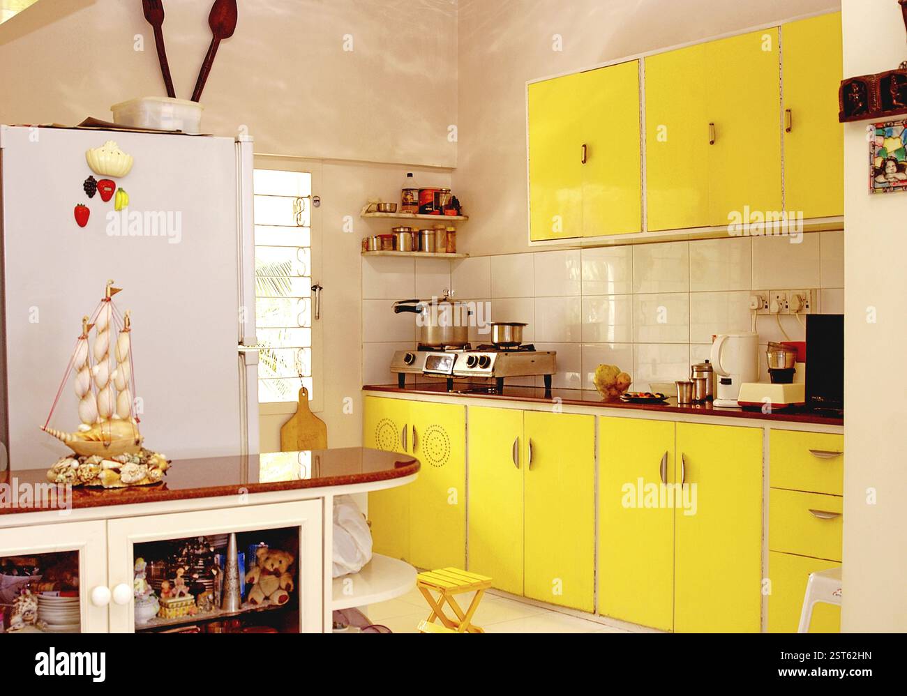 Indian Kitchen interior modern, Bombay Mumbai, maharashtra, India, Asia ...