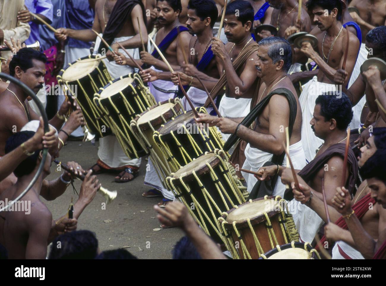 Trichurpooram pooram, Elephants March procession of bejeweled temple ...