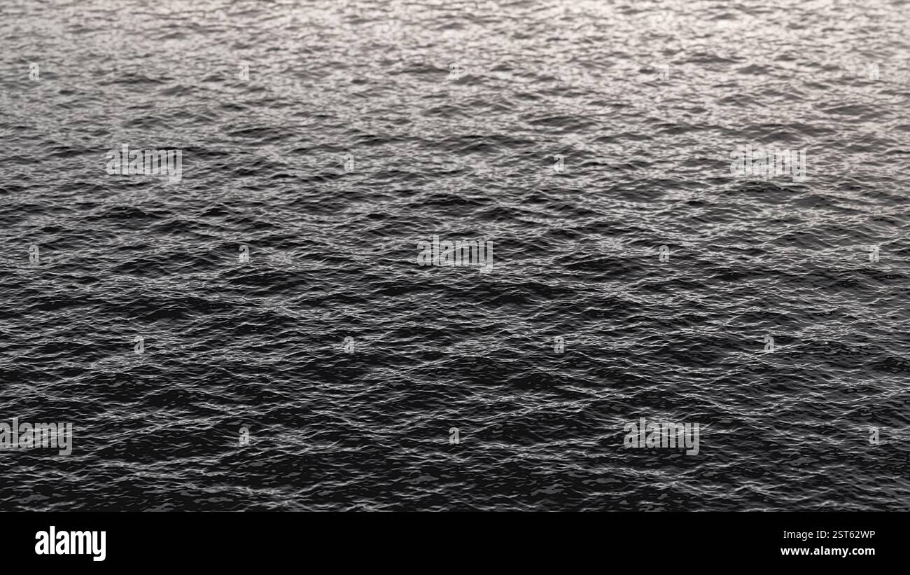 Black sea water background texture, side view Stock Photo - Alamy