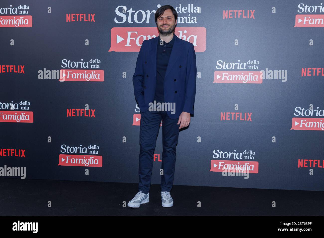 Rome, Italy. 17th Feb, 2025. Antonio Gargiulo attends the “Storia della ...