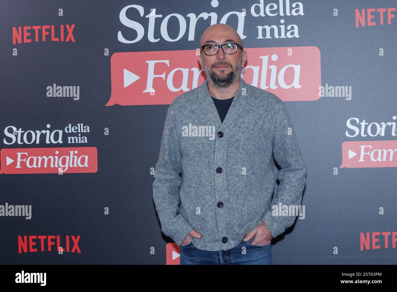 Rome, Italy. 17th Feb, 2025. Filippo Gravino attends the “Storia della ...