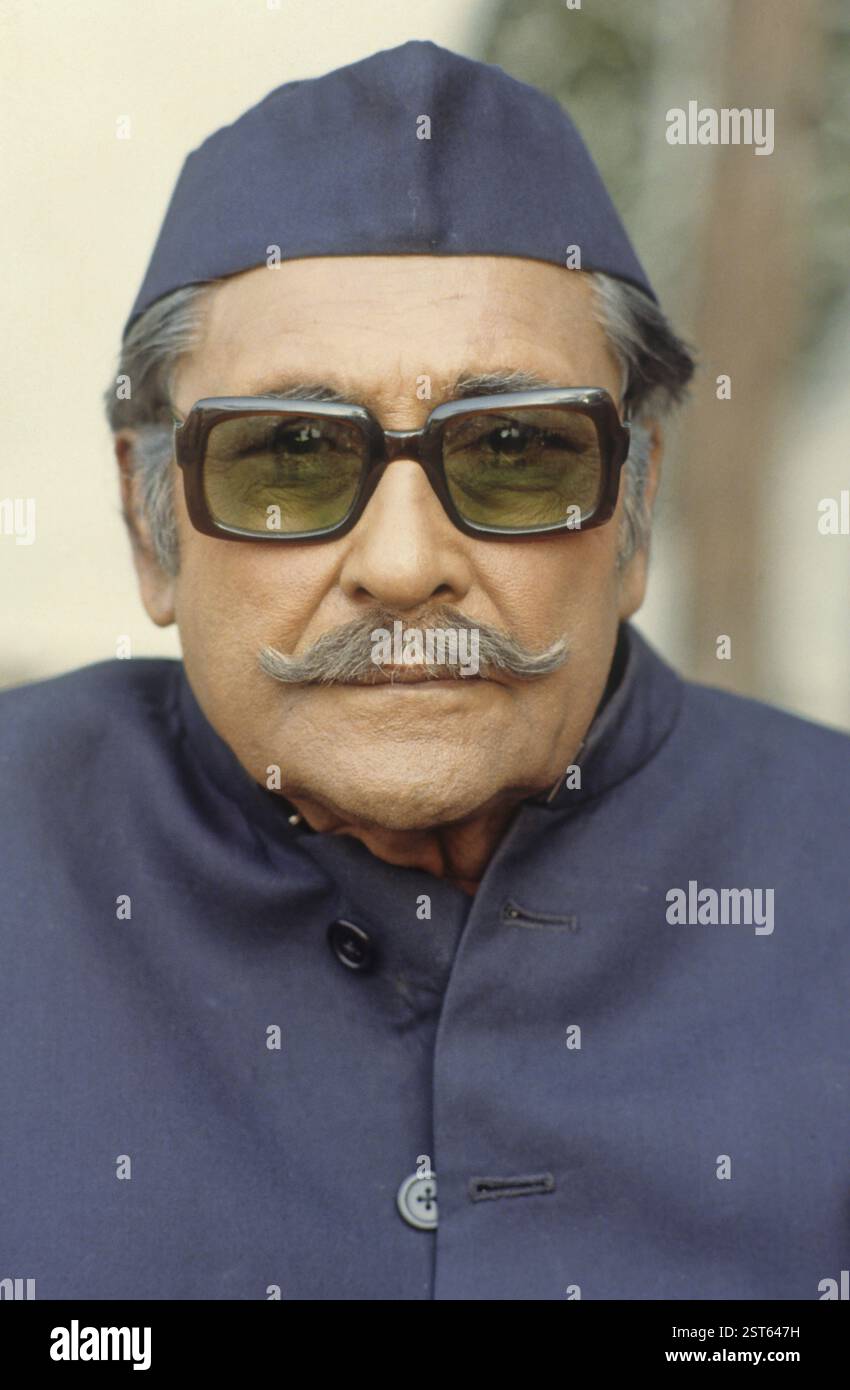 Indian bollywood film actor ashok kumar, India, Asia, NO MR, Asia Stock ...