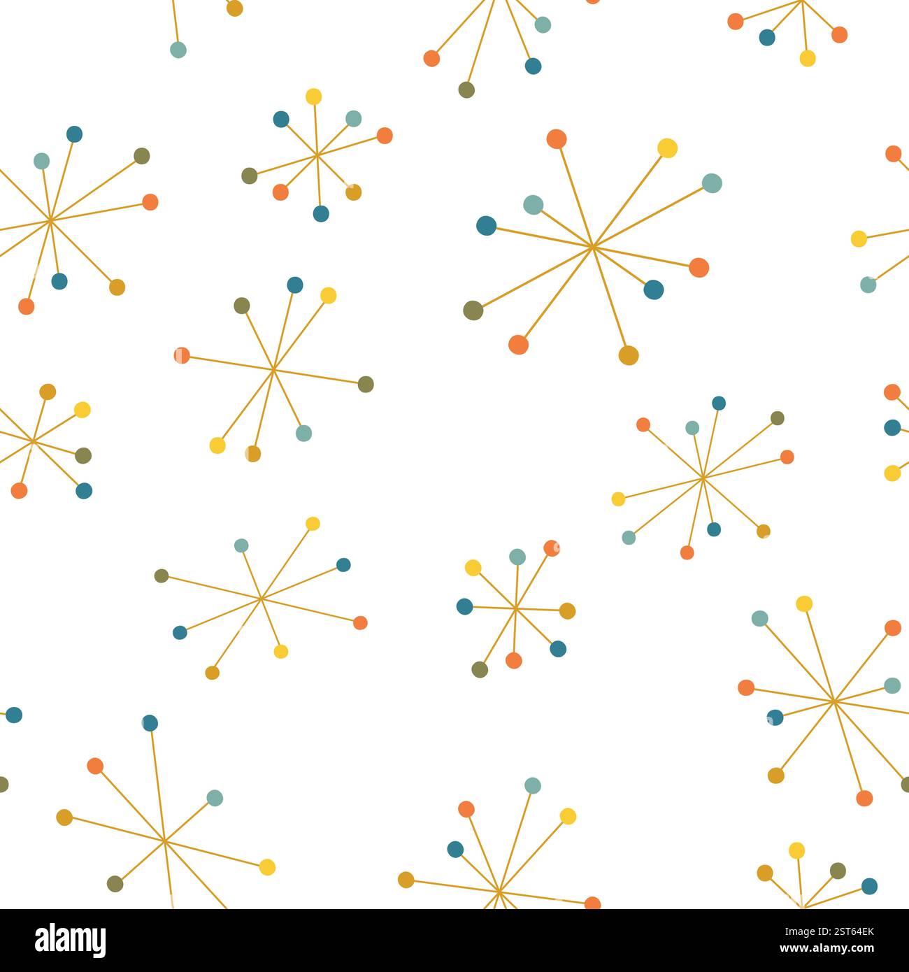 Colorful happy retro seamless pattern Stock Vector Image & Art - Alamy