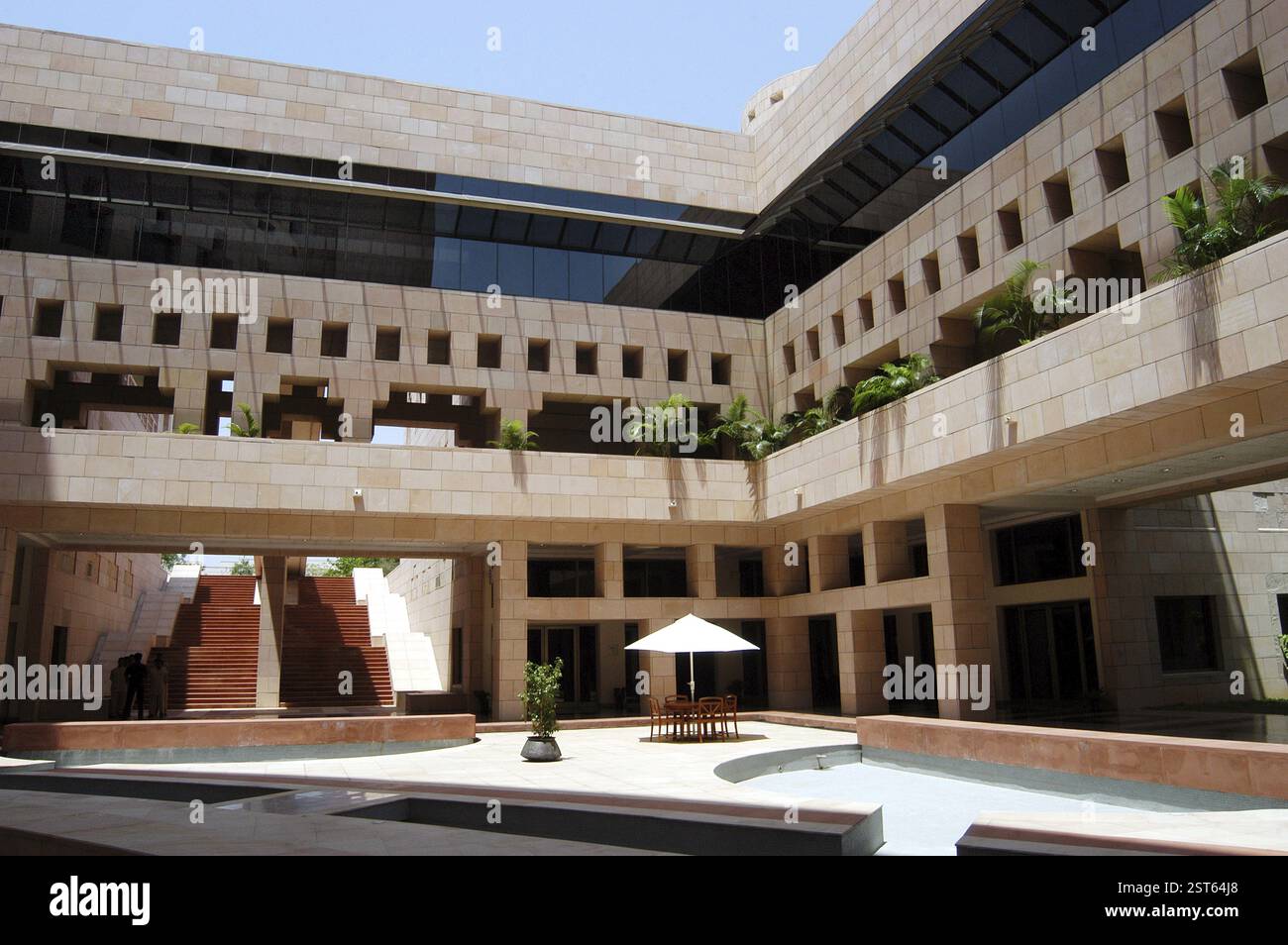 Interiors of Indian School of Business building in Hyderabad, Andhra ...