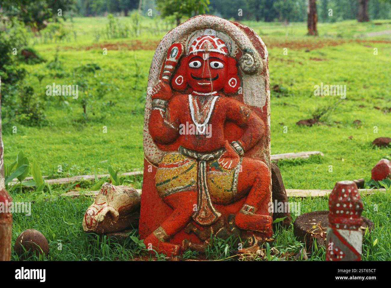Tribal Hanuman, Ahwa, Daman, India, Asia Stock Photo - Alamy