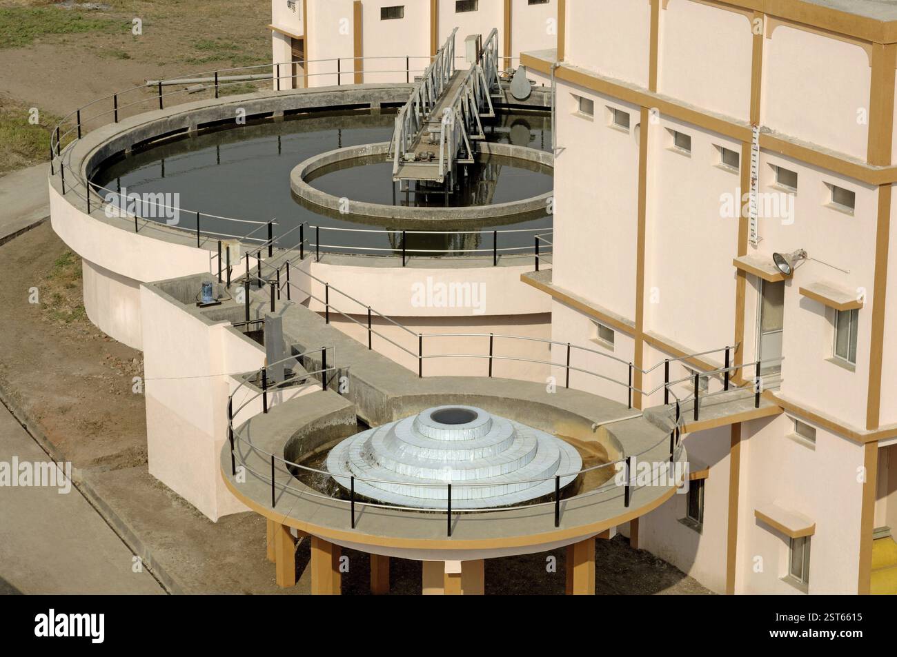 Water filtration plant, Akola, Akot, Maharashtra, India, Asia Stock ...