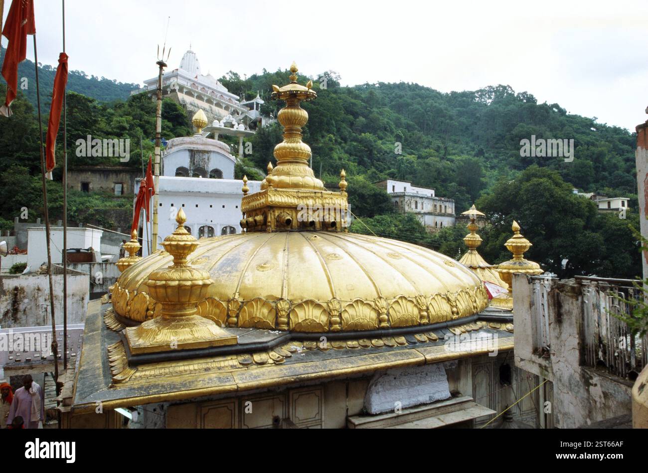 Gold leaf dome of Jawala Mukhi temple, Himachal Pradesh, India, Asia ...