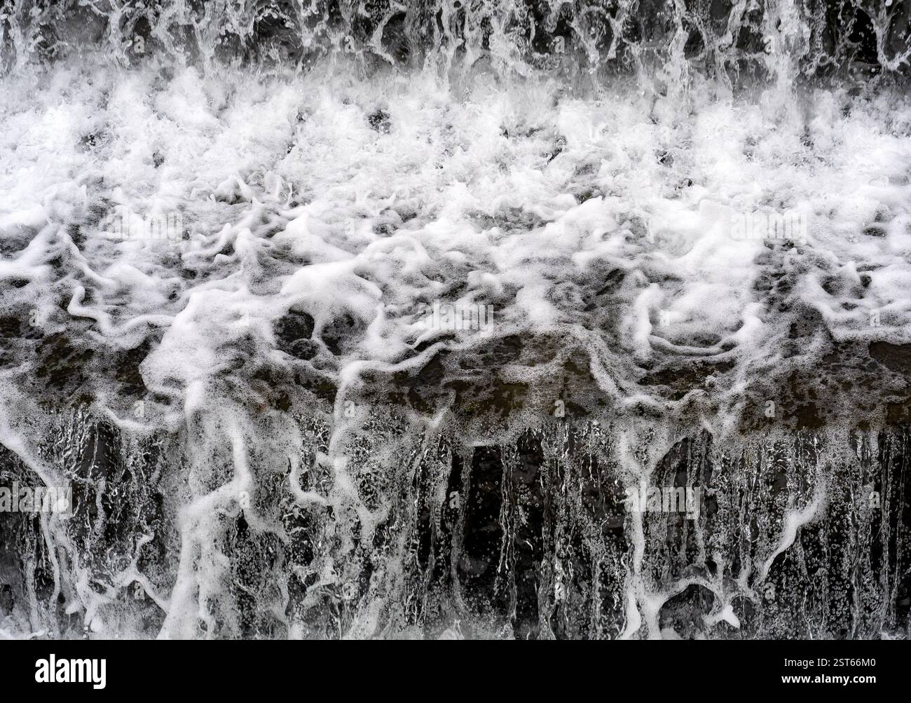 Ethereal Flow. Ghost from the waterfall. River background, creative ...