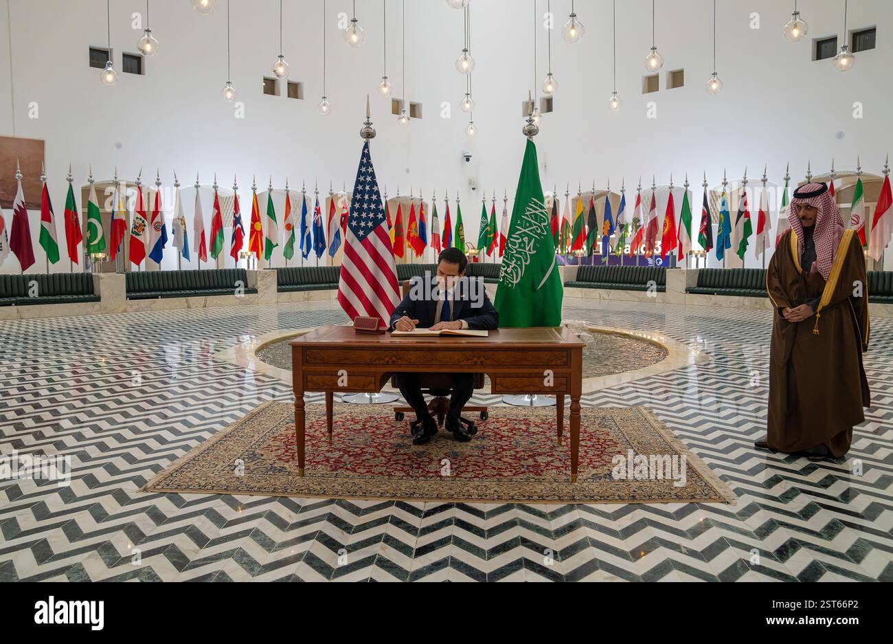 Secretary Marco Rubio meets with Saudi Arabia Foreign Minister Faisal ...