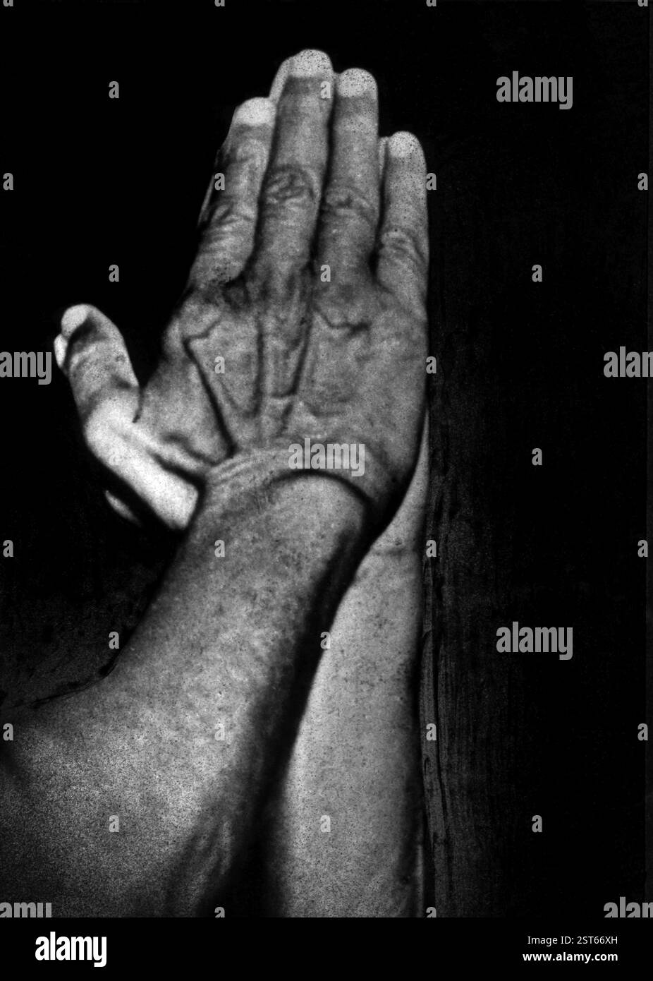 Mahatma gandhi in greeting pose, India, Asia Stock Photo - Alamy