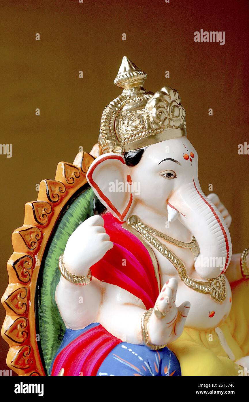 Ganesh ganpati Festival Elephant head Lord Idol for Ganesh Festival ...