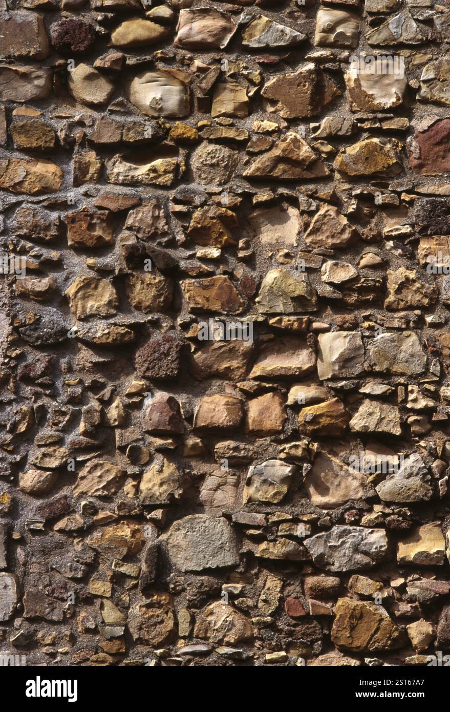 Stone wall, bassein fort, bassein, maharashtra, india Stock Photo - Alamy