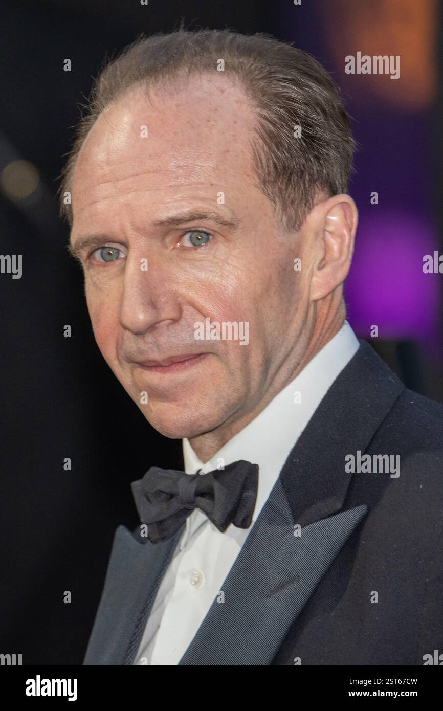 16/02//2025. London, UK Ralph Fiennes attends the EE BAFTA British ...