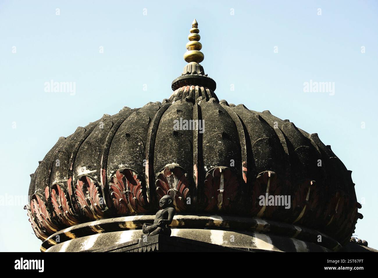 Dome of Jama Masjid mosque which was built in 1454 dominates the ...
