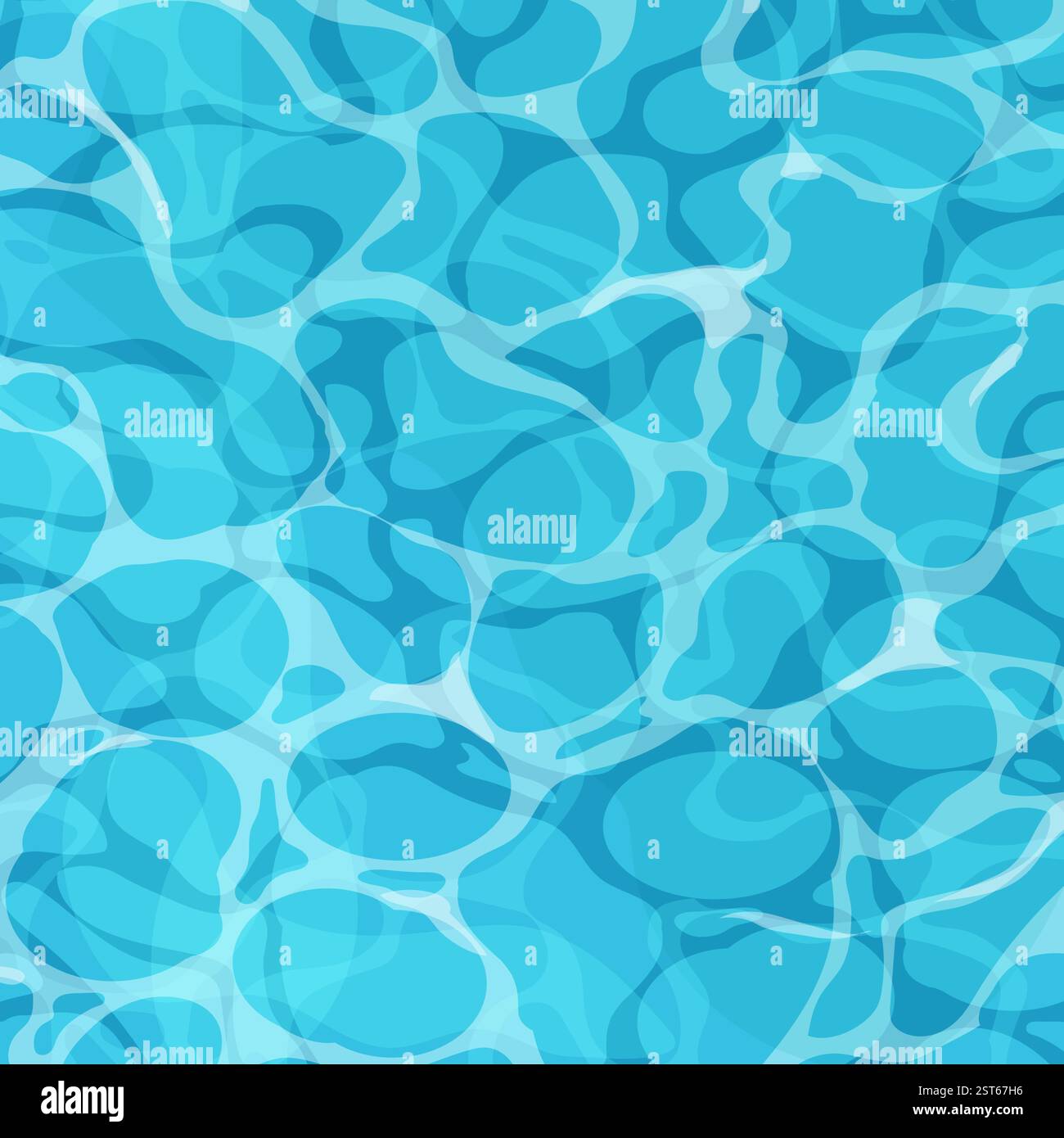 Water ripple surface pool or ocean water with glares sunlight ...