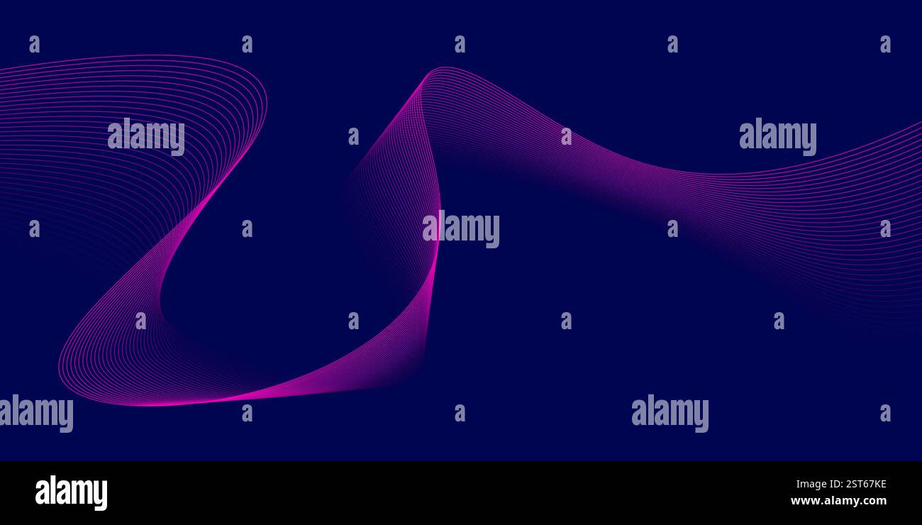Abstract dark banner template. Vector illustration Stock Vector Image ...
