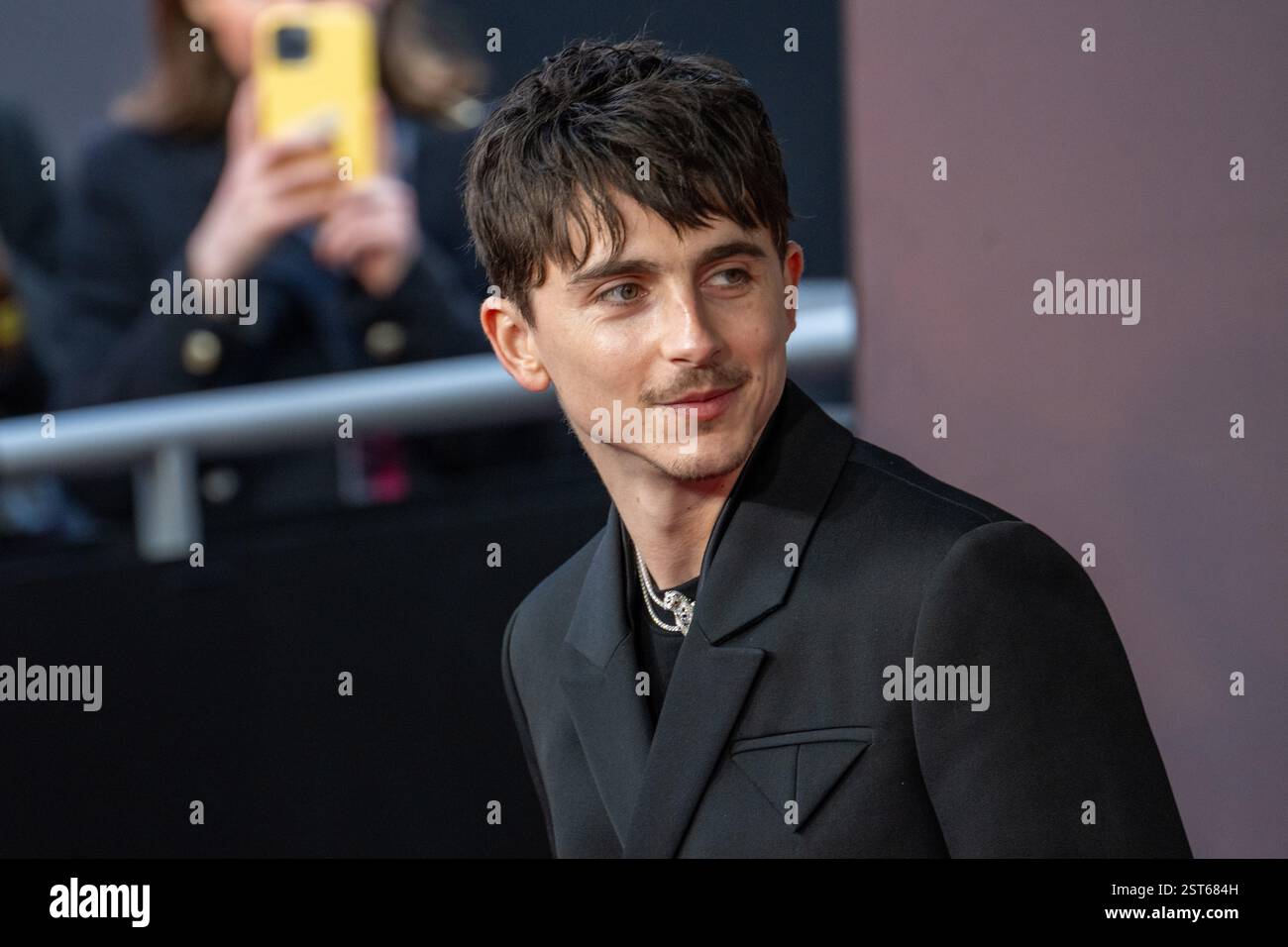 16/02//2025. London, UK Timothée Chalamet attends the EE BAFTA British Academy Film Awards at ...