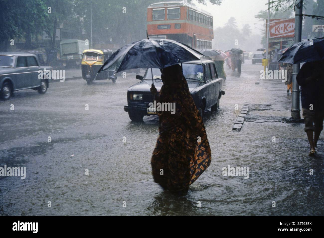 Heavy rain in Mumbai Stock Photo - Alamy
