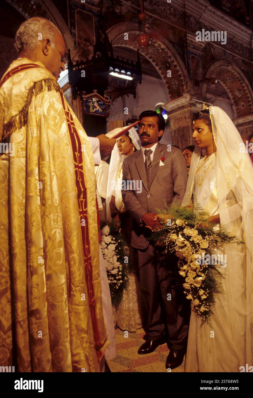 Catholic wedding, catholic bride and bridegroom, cochin, kochi, kerala ...