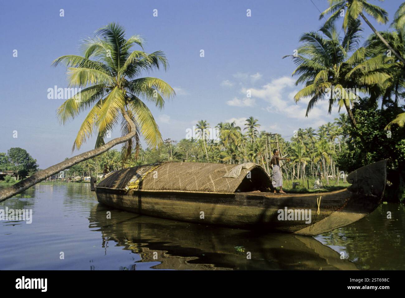 Boating in back water, alleppy, kerala, India, Asia Stock Photo - Alamy