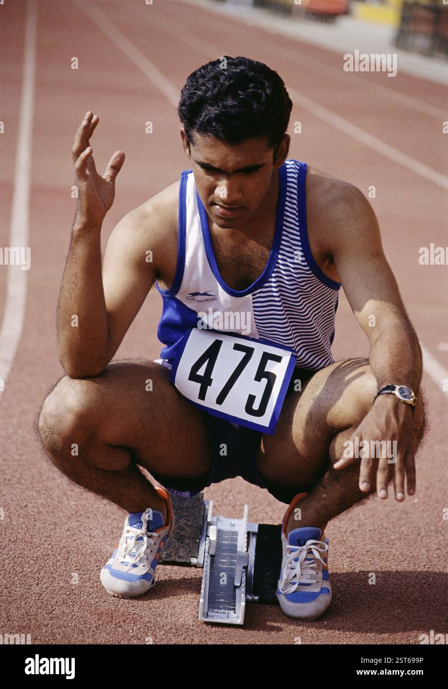 Number tag athletics hi-res stock photography and images - Alamy