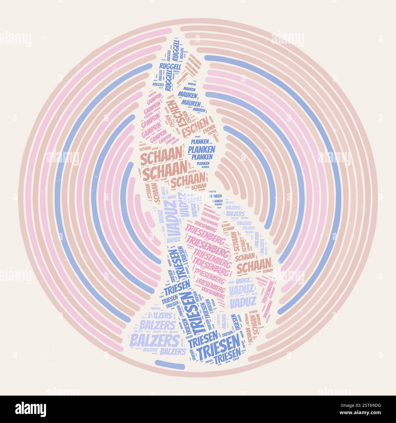 Planken vector map Stock Vector Images - Alamy