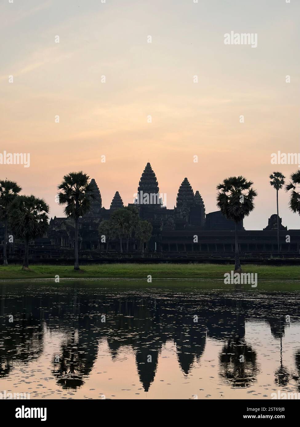 Golden Sunrise Over Angkor Wat – A Majestic Reflection on the Sacred ...
