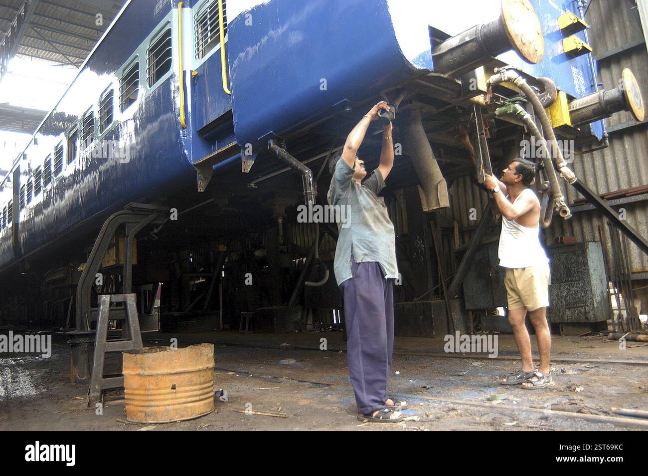 EMU Railway Workshop, Matunga, Mumbai, Maharashtra, India, Asia Stock ...