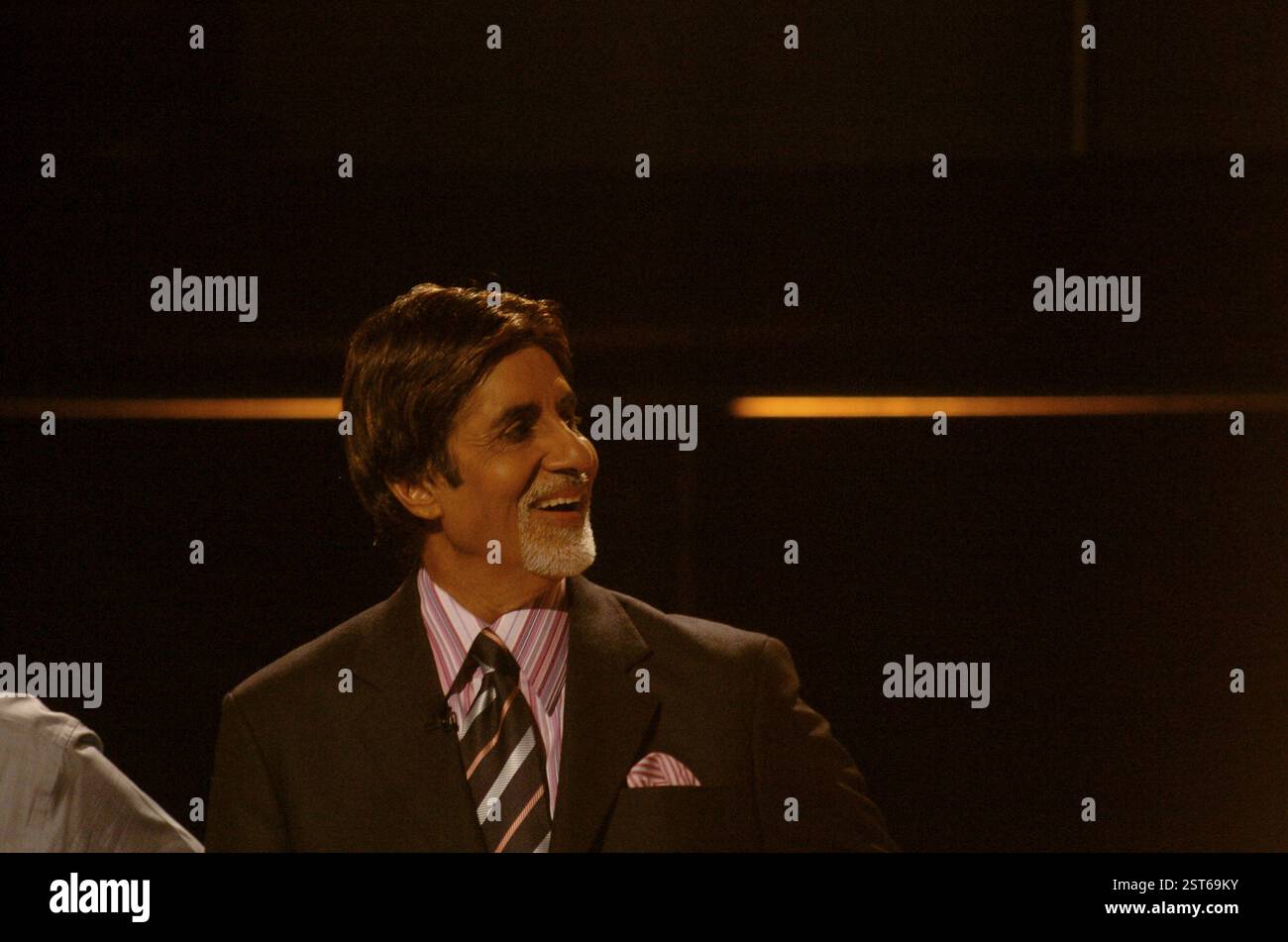 South Asian, Indian Bollywood Film Star Actor Amitabh Bachchan smiling ...