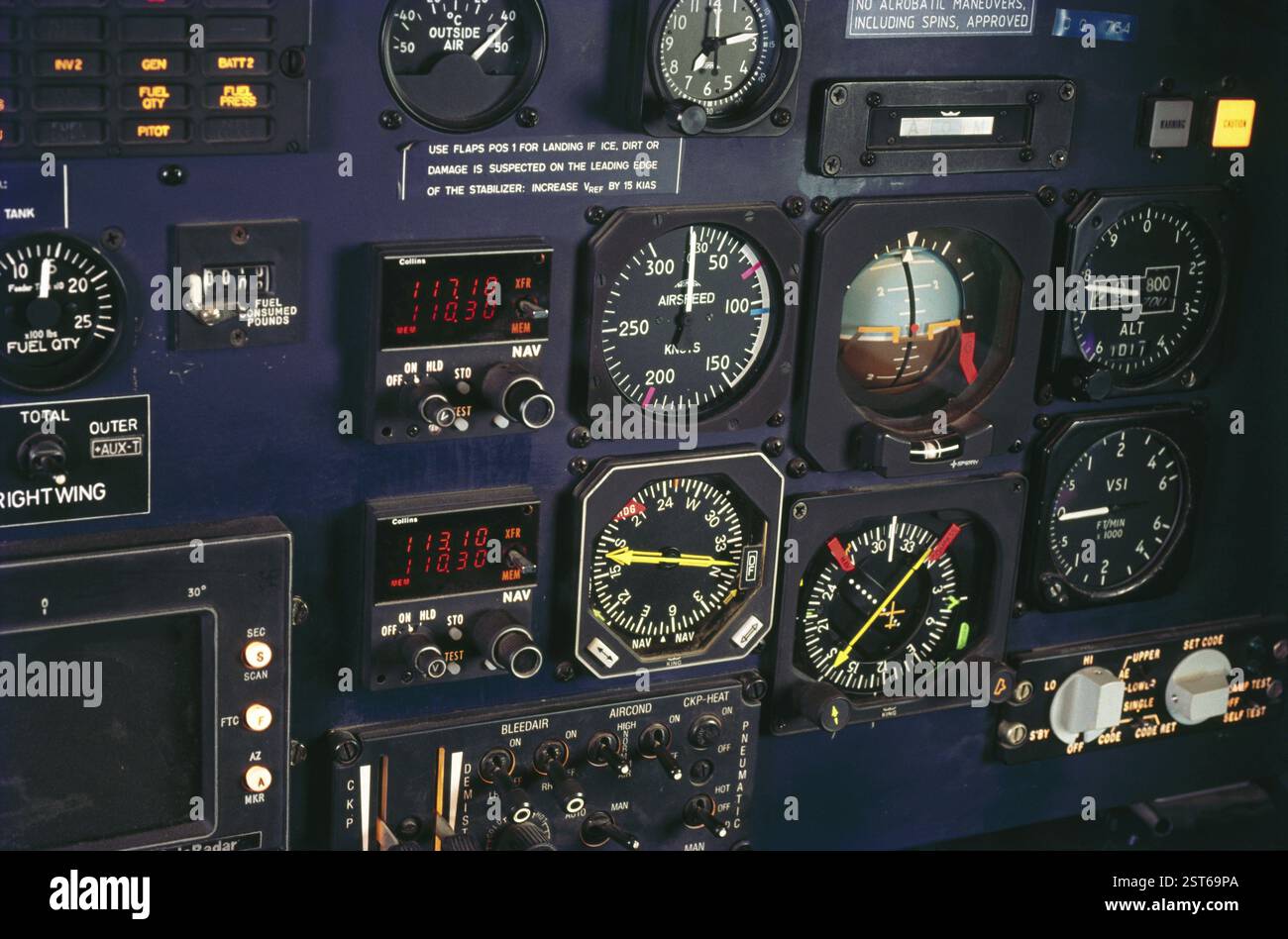 Cockpit, parts of plane, aircraft interior, india Stock Photo - Alamy