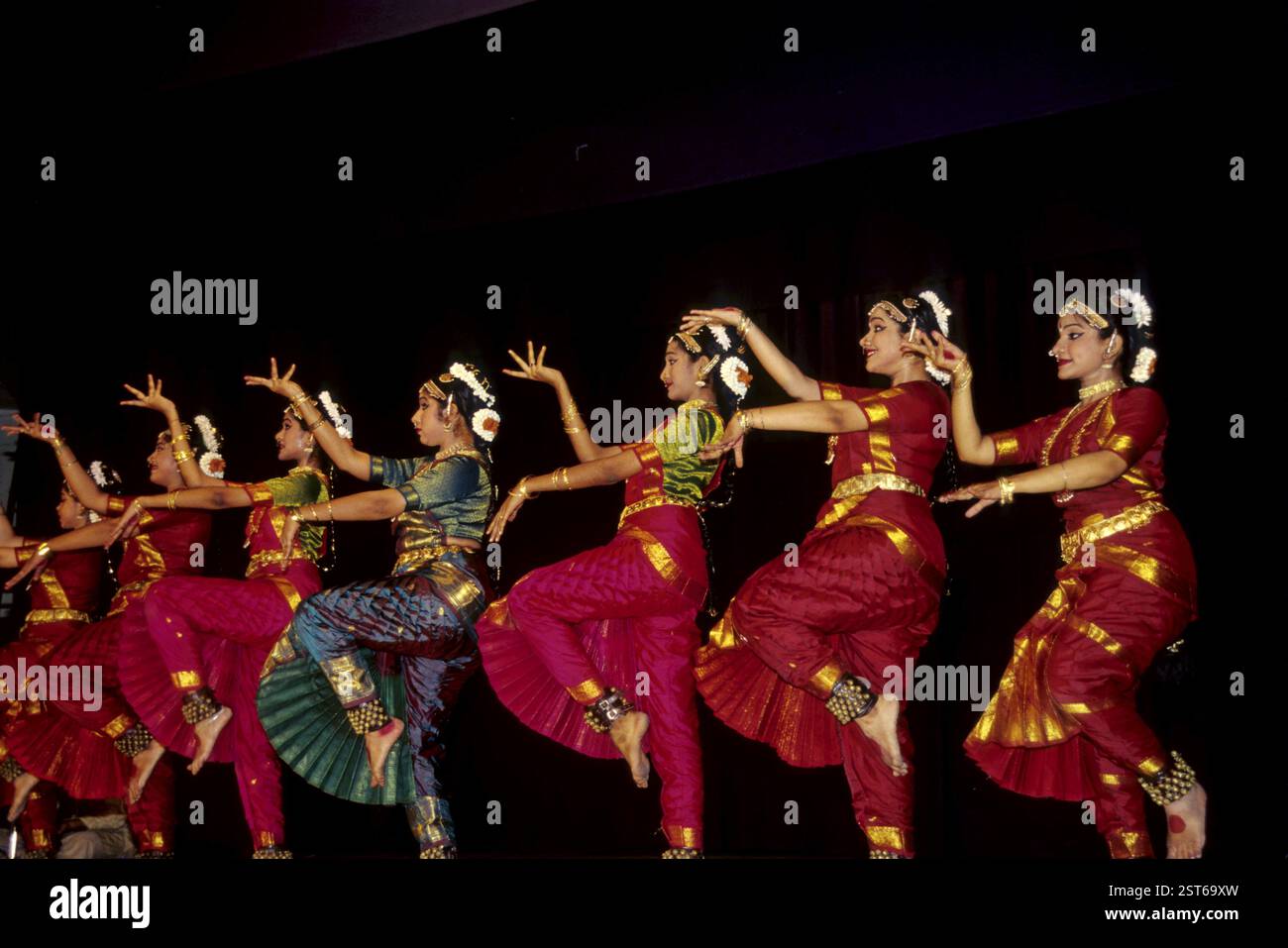 Indian classical dance Bharatanatyam, India, Asia Stock Photo - Alamy