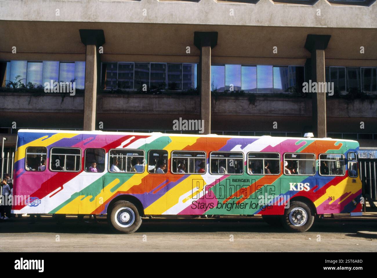 Colourful bus, Nairobi, Kenya, Africa Stock Photo - Alamy