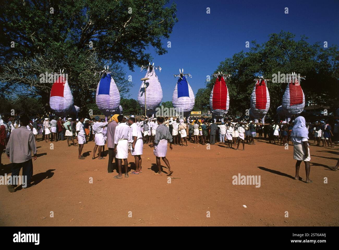 Chinakathoor pooram festival near palakkad, kerala, india Stock Photo ...
