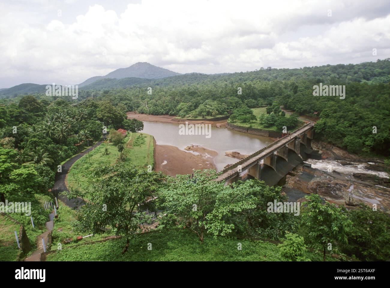 Kallada dam in urukunnu between thenmala at kerala, India, Asia Stock ...