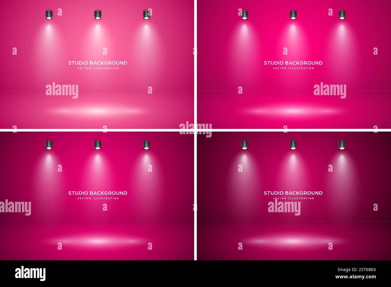 Empty studio abstract background, soft spotlight effect, smooth ...