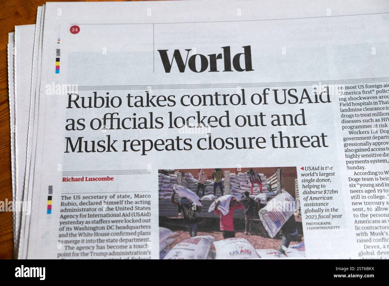 Marco 'Rubio takes control of USAid as officials locked out and Musk ...