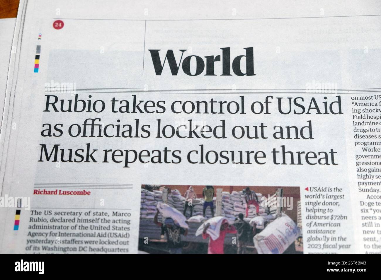 Marco 'Rubio takes control of USAid as officials locked out and Musk ...