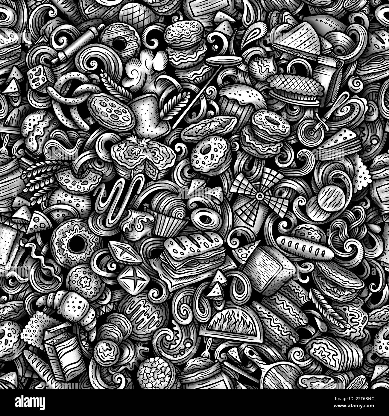 Goods pattern Black and White Stock Photos & Images - Alamy