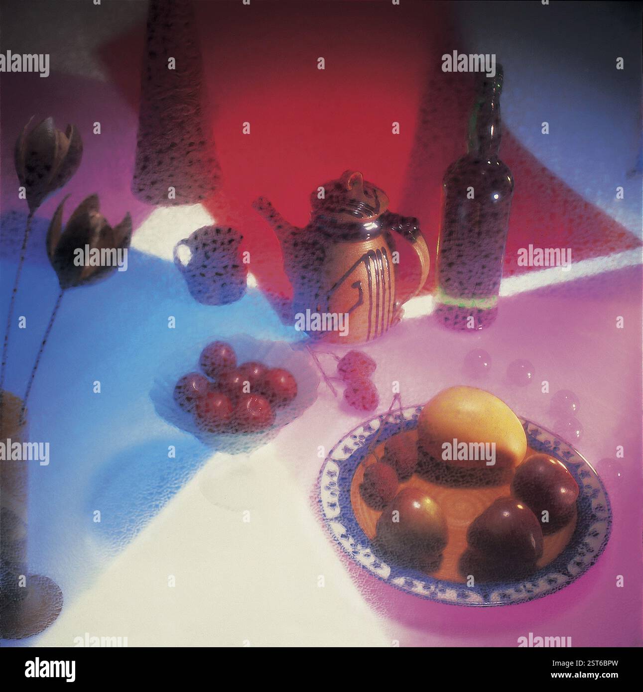 Fruit with kettle Stock Photo - Alamy